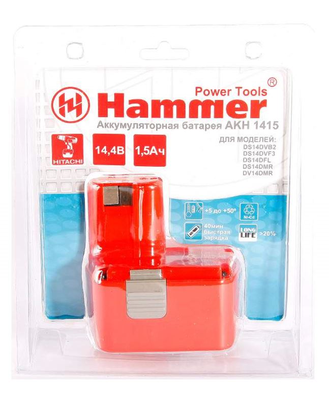 Аккумулятор HAMMER AB10.8 Li 10.8В LiION в Санкт-Петербурге ...
