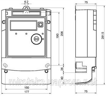 Счетчик электроэнергии ZMG 405 CR (Е550) Landis+Gyr. Цена ...