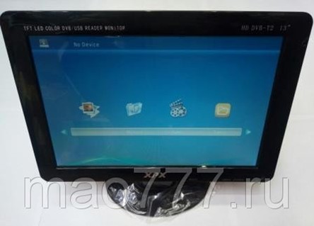 Портативный цифровой телевизор XPX EA-128D 13 (DVB T2/ 3D / USB / SD) в Москве (Телевизоры ...