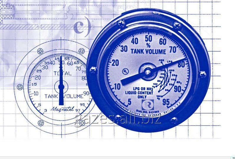 Указатель уровня Rochester gauges Magnetel 6300 для ГНС, больших ...