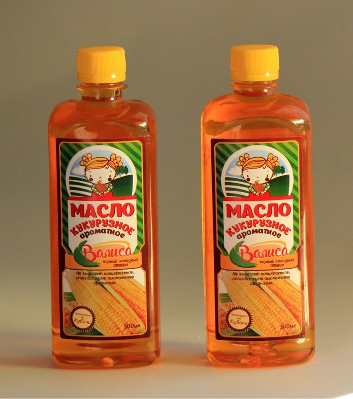 Нерафинированное кукурузное масло первого холодного отжима Валиса ...