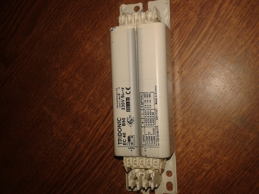 Дроссель TRIDONIC EC 40 B90 230V для люминесцентных ламп. в Верхней ...